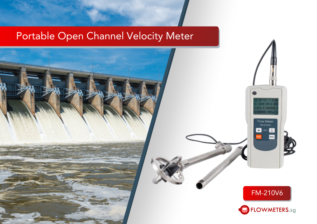 Portable Open Channel Velocity Meter – Flow-meter Supplier Singapore ...